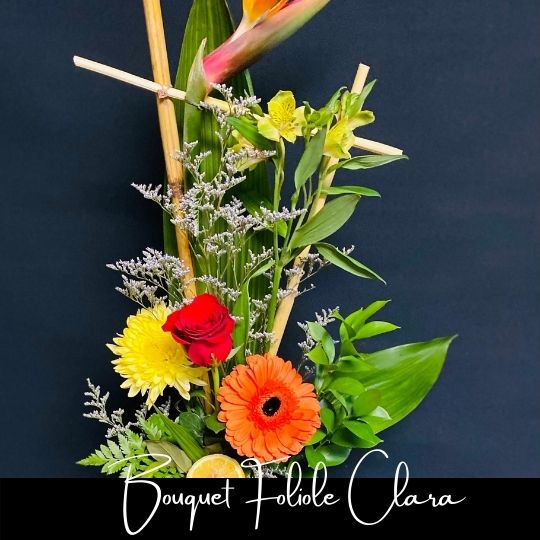 Bouquet Foliole Clara vase inclus - livraison de fleurs Rosemere,Laval ...